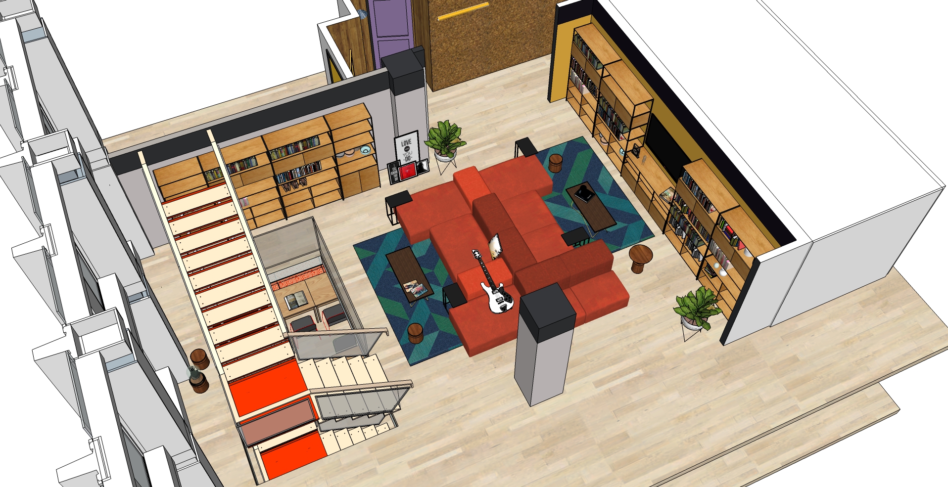 9th floor lounge AXON view | ARExA